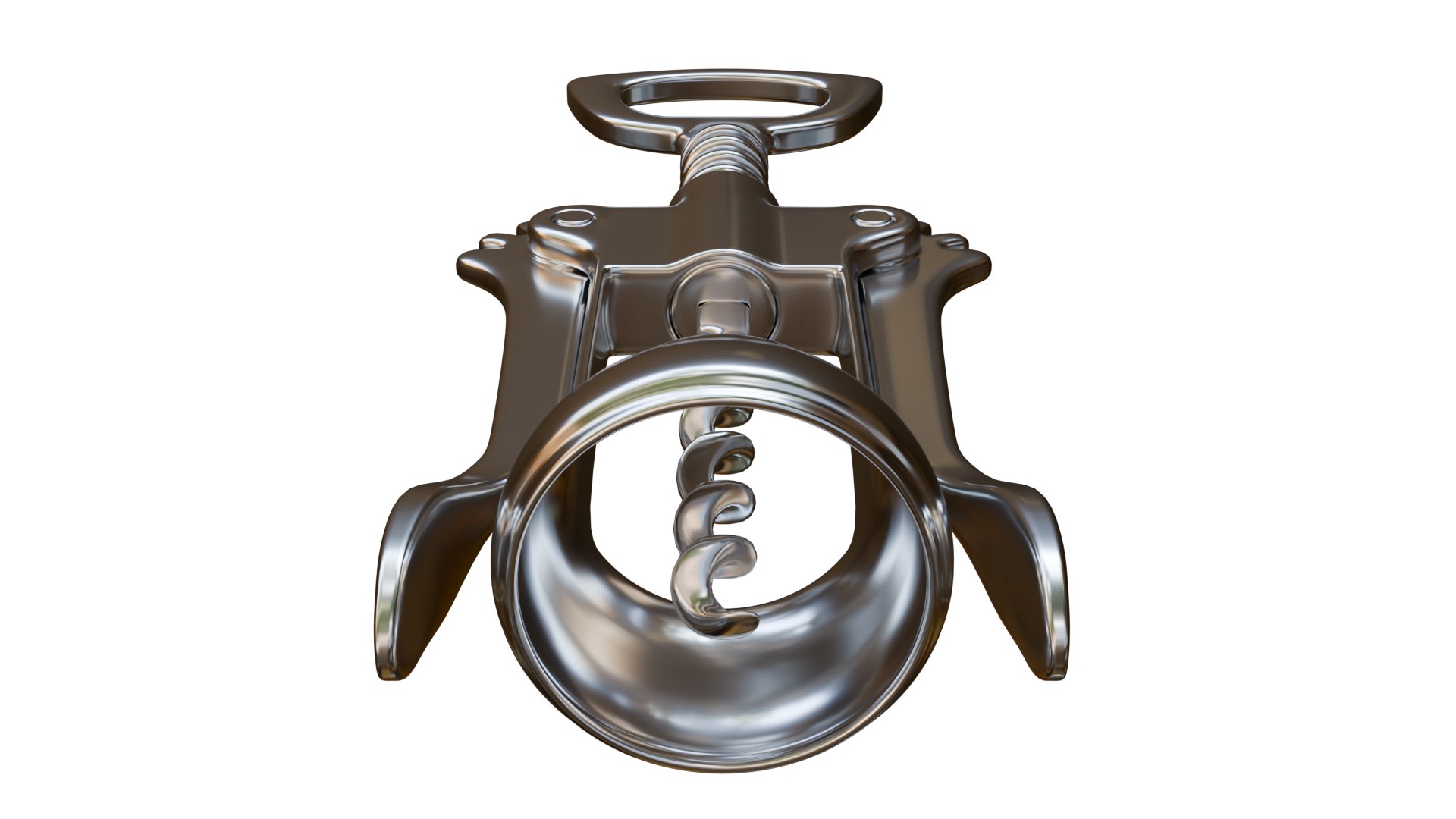 Corkscrew Stainless Steel 3D Model 3D Model - TurboSquid 2195742