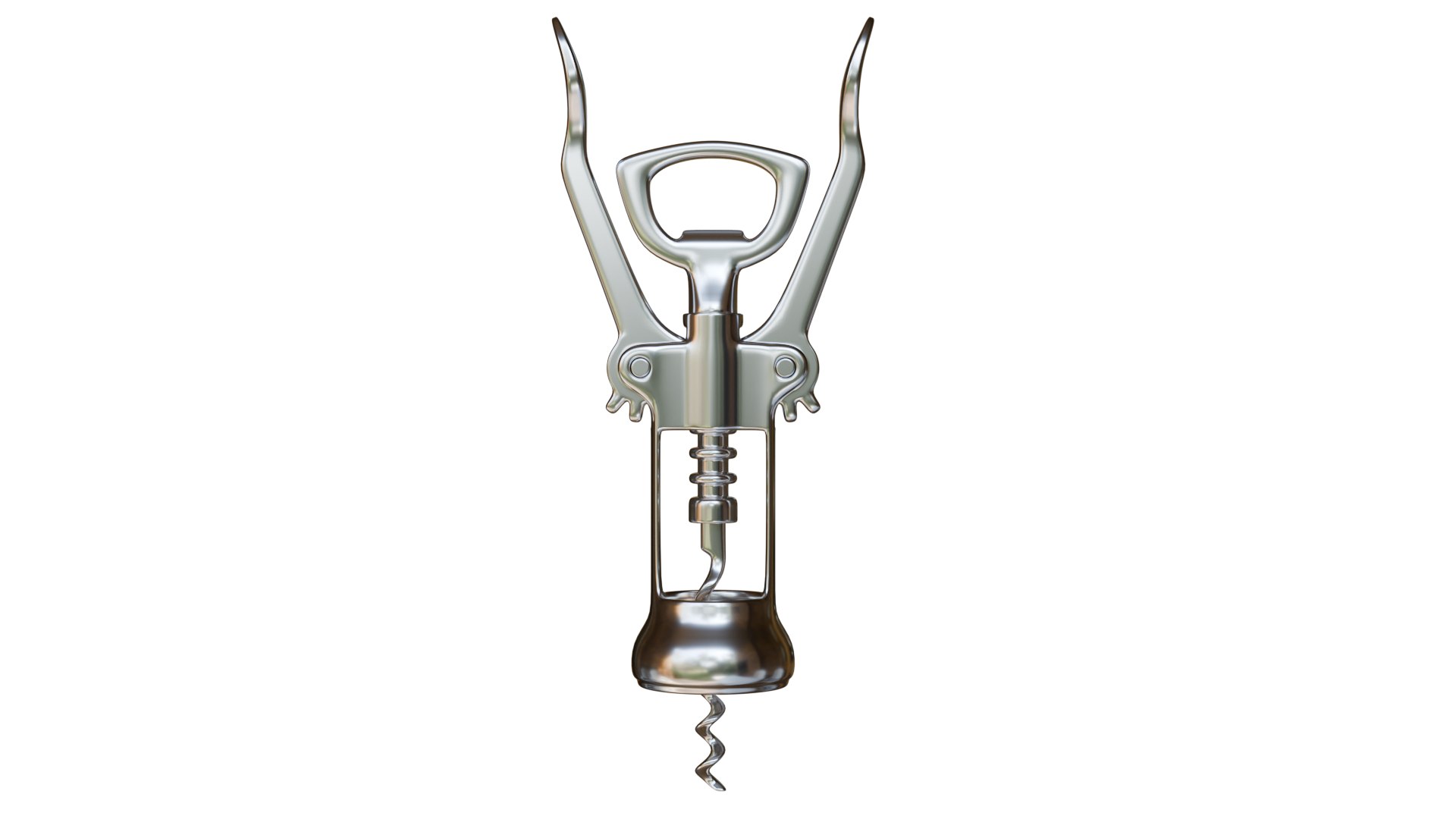 Corkscrew Stainless Steel 3D Model 3D Model - TurboSquid 2195742