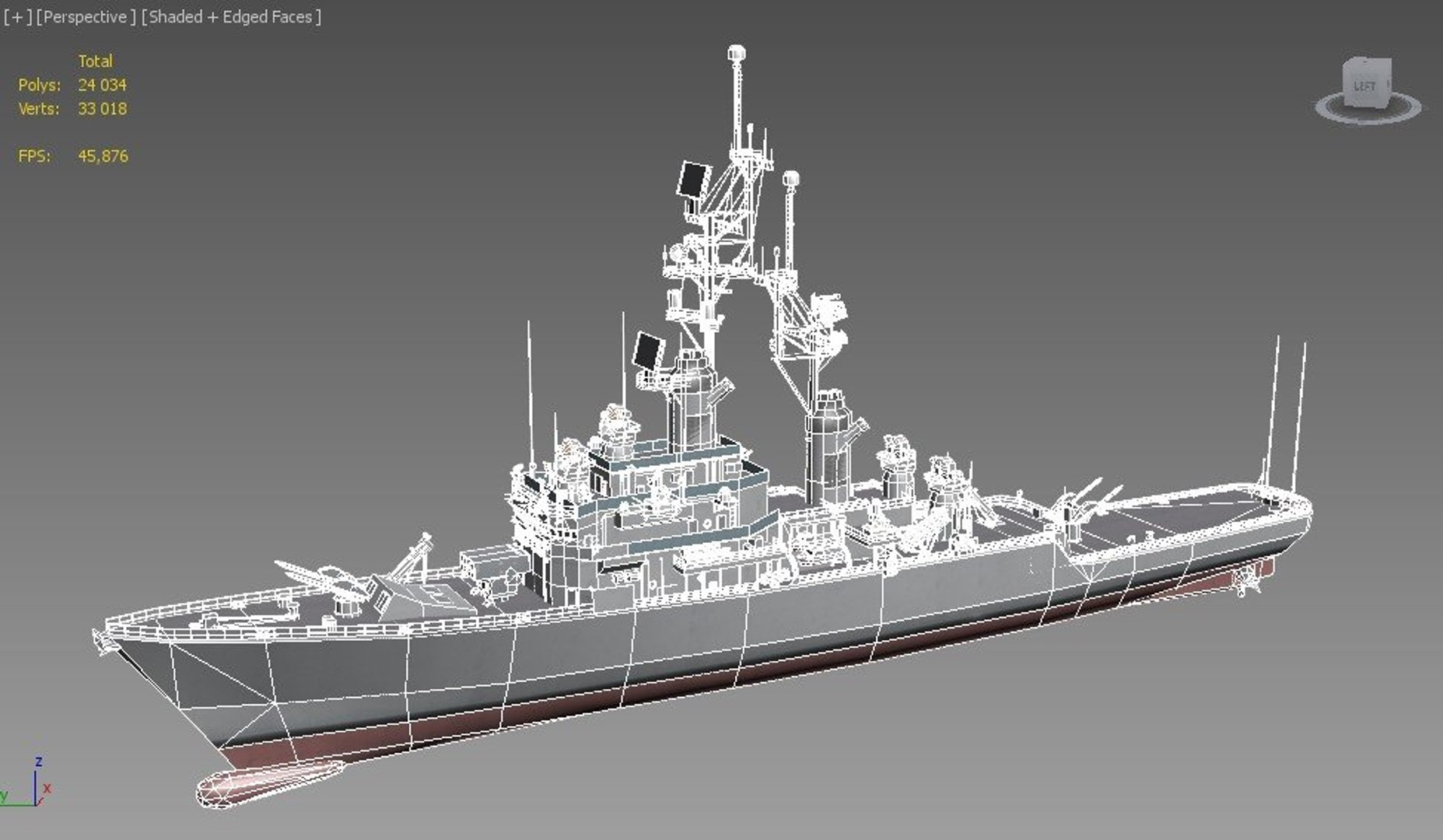 3D Uss Leahy Dlg-16 - TurboSquid 1483216