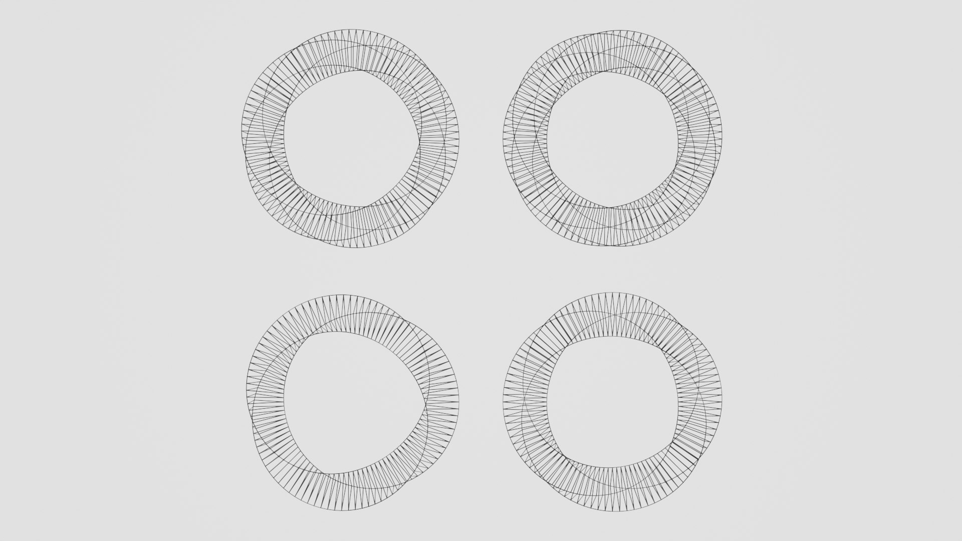 3D Selection Of Torus Objects Model - TurboSquid 2087038