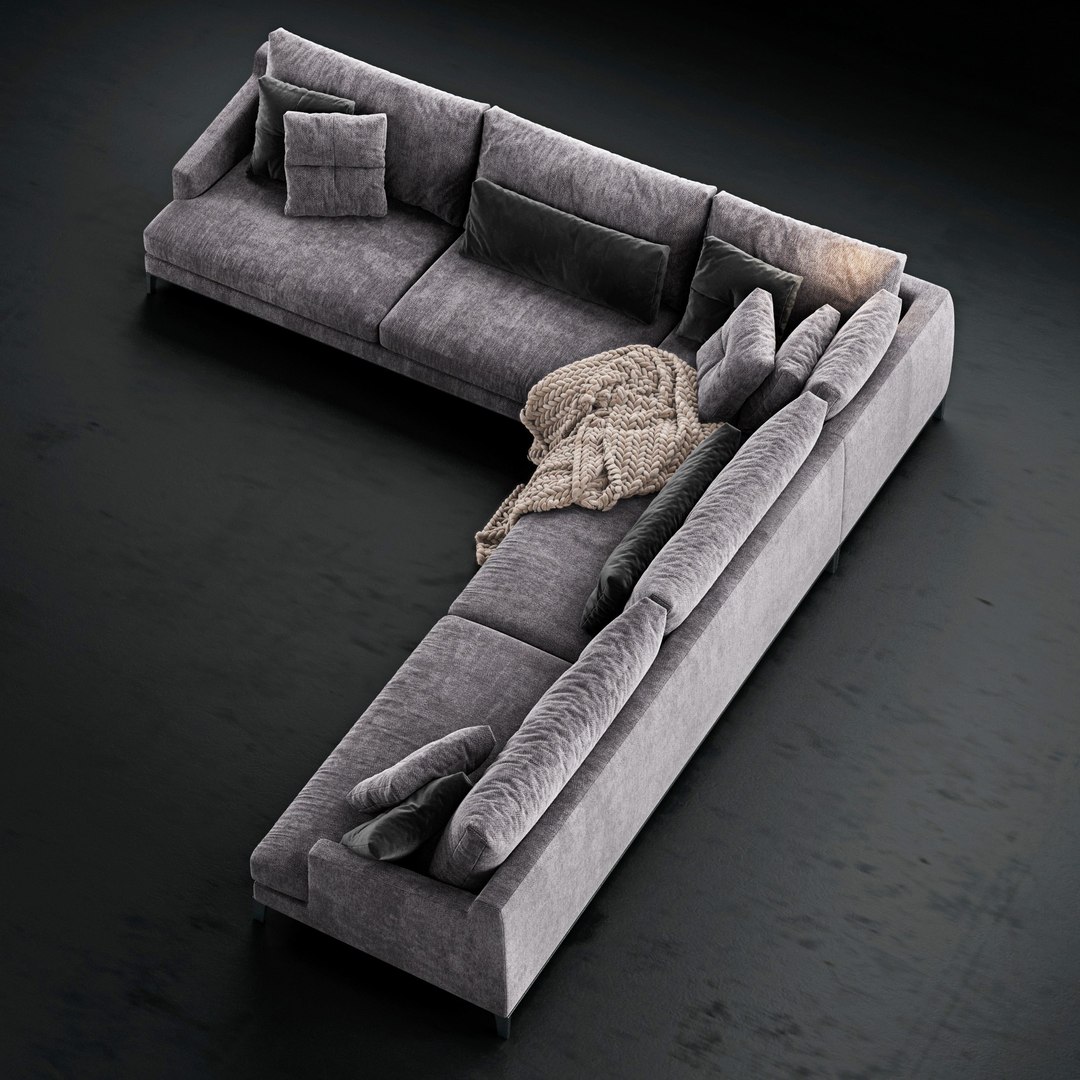 3D poliform bellport sofa 3 - TurboSquid 1602793