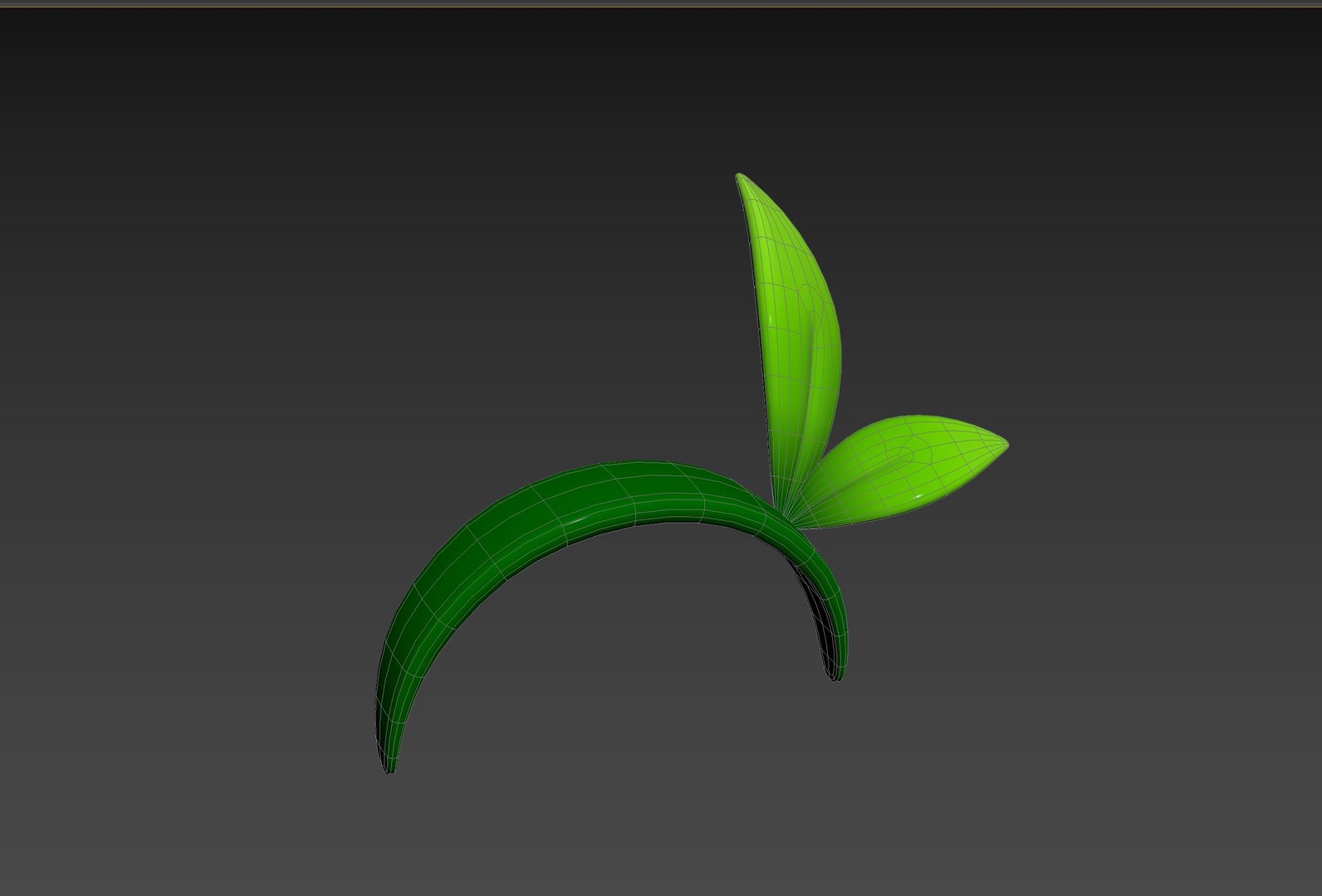 3D Headband023 Leaf Headband - TurboSquid 2160306