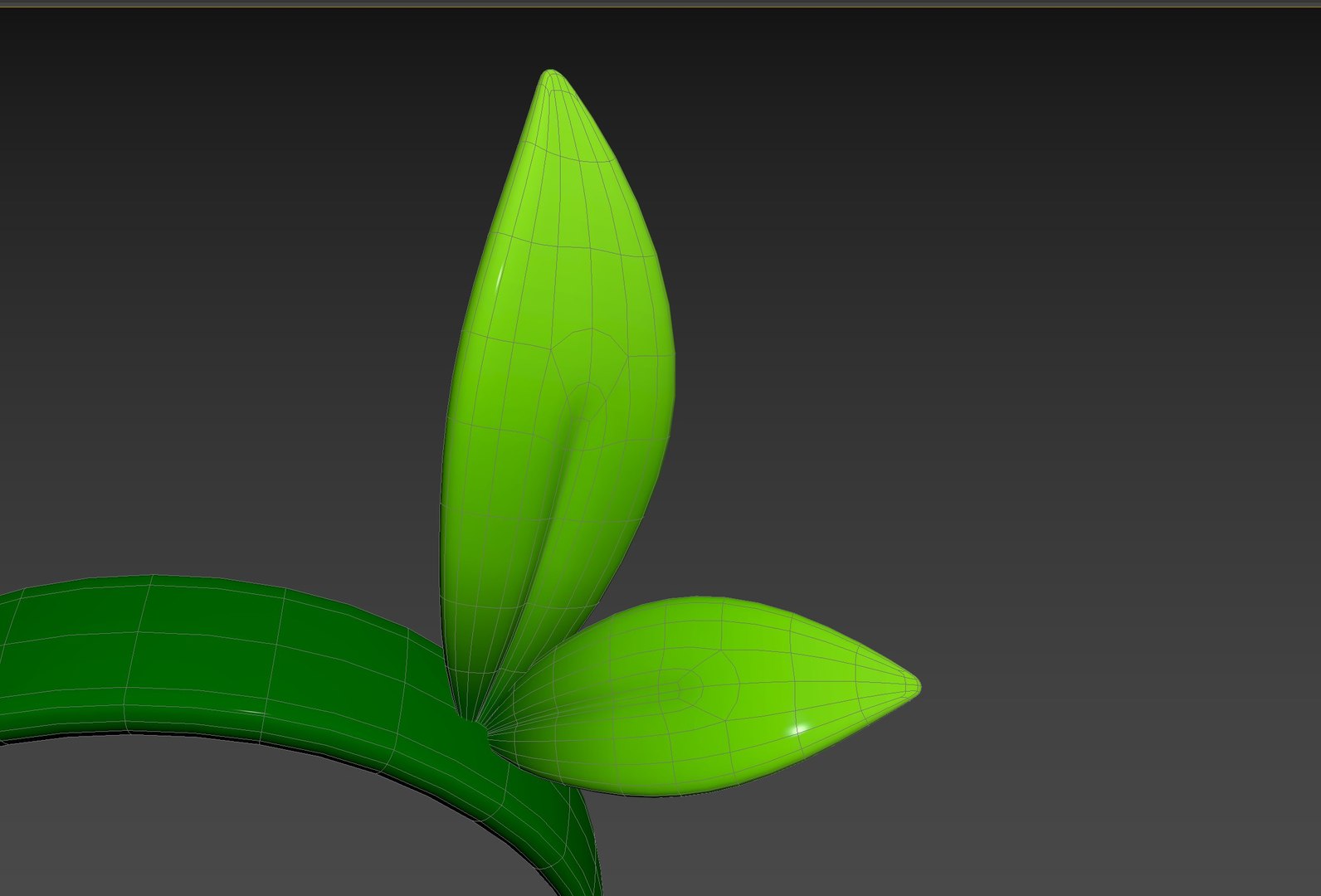 3D Headband023 Leaf Headband - TurboSquid 2160306