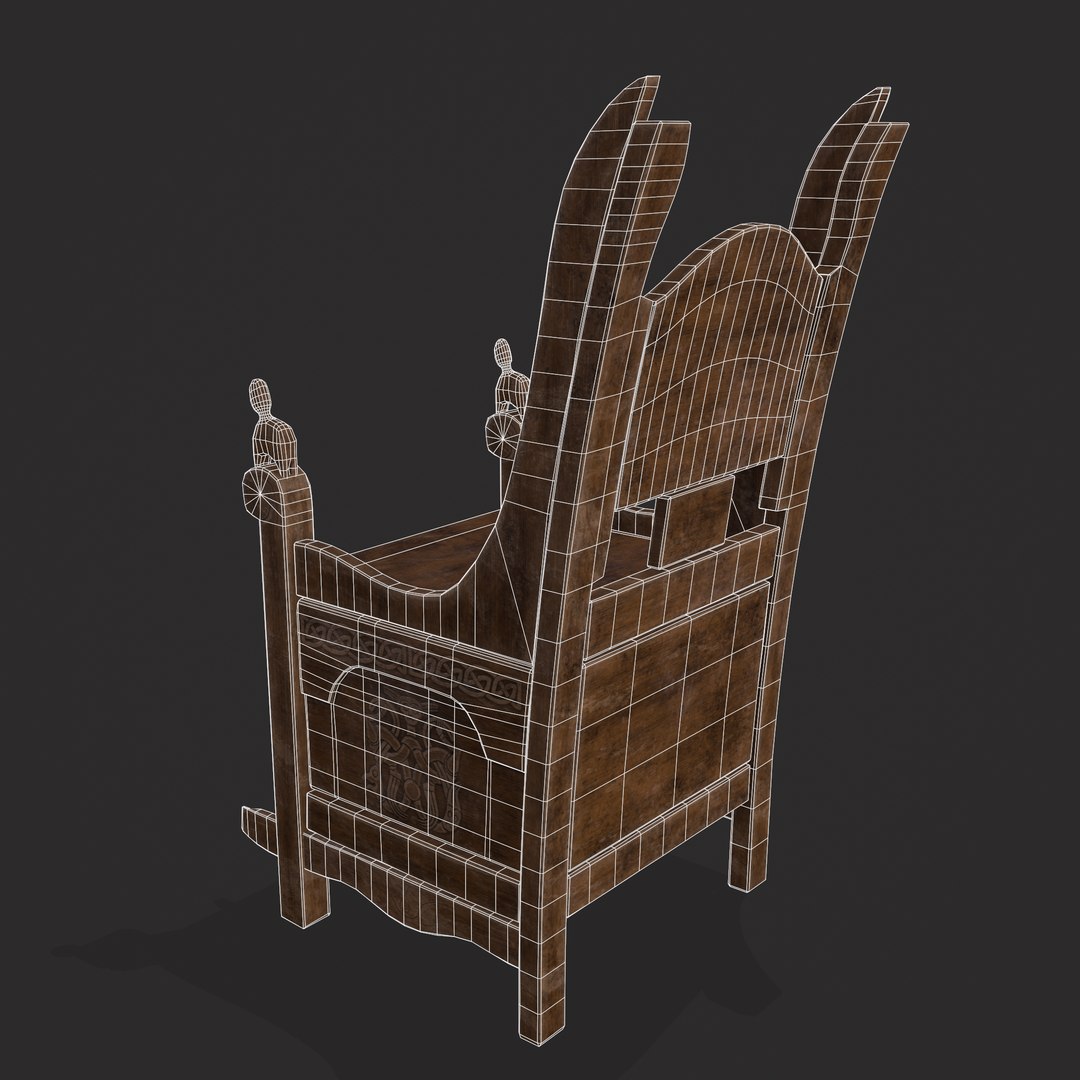 Medieval Designed Chair 3D - TurboSquid 1872609