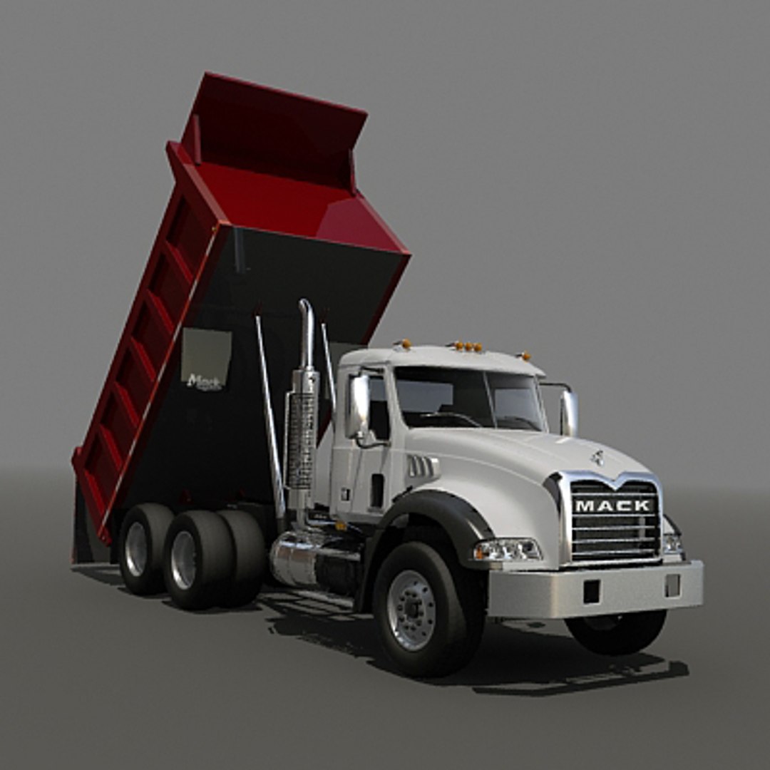 3d Dump Truck Mack Model