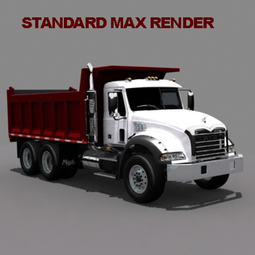 3d Dump Truck Mack Model