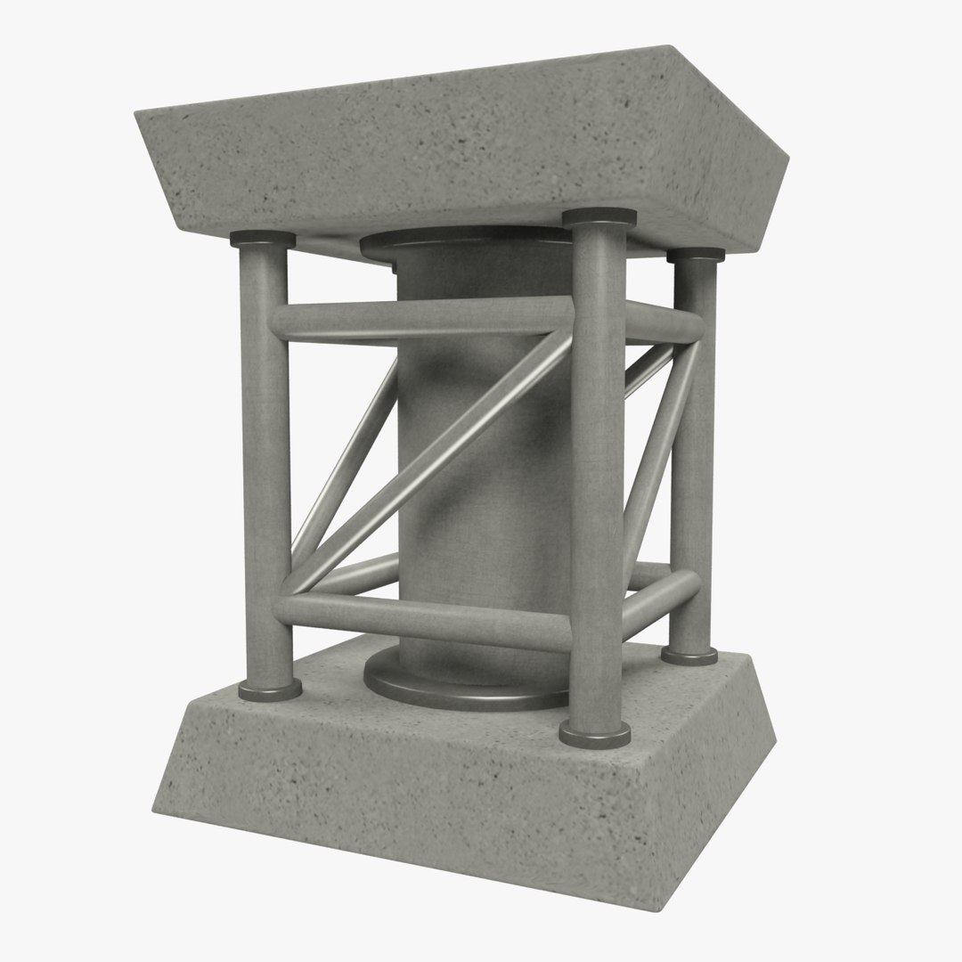 3D Truss Column Model - TurboSquid 1242136