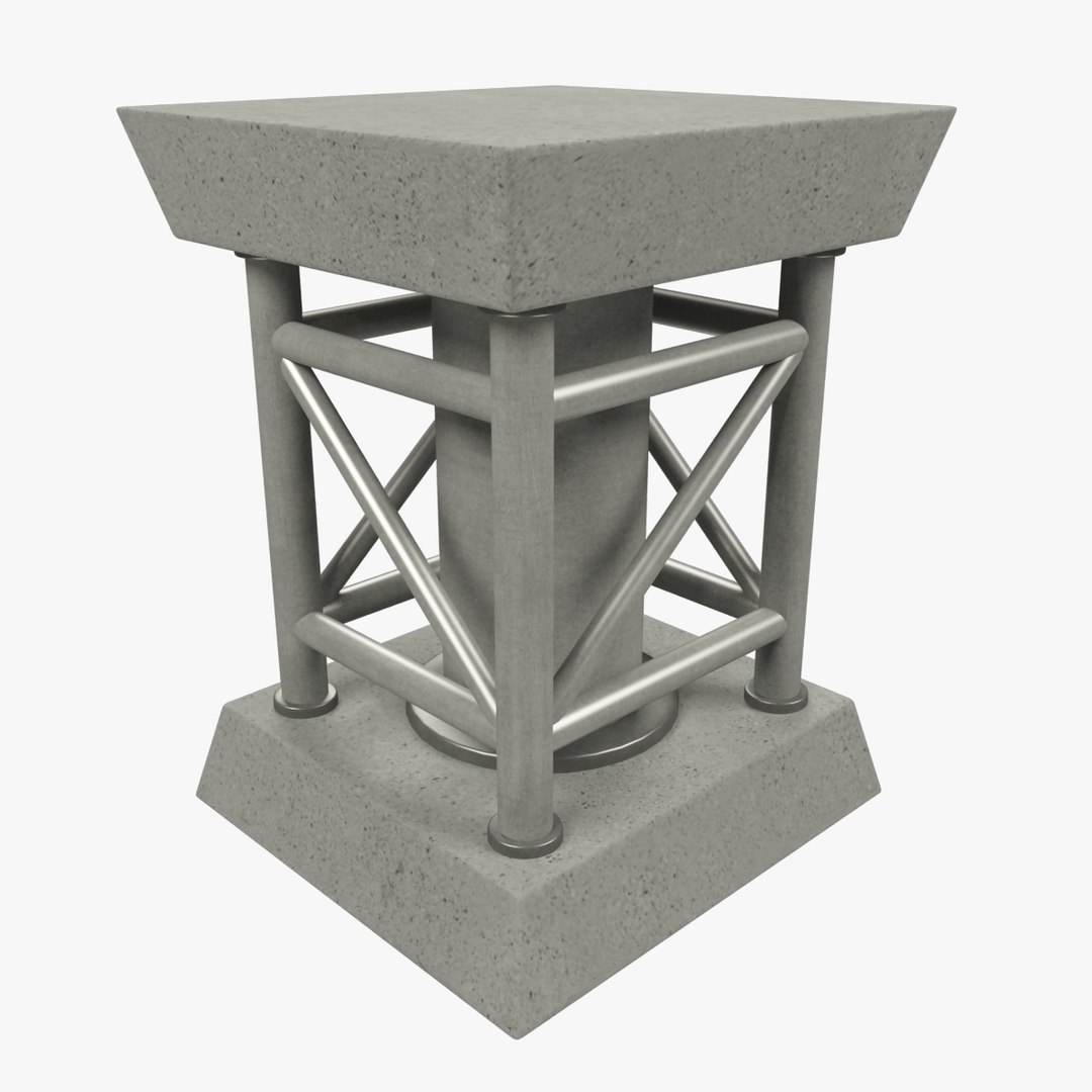3D Truss Column Model - TurboSquid 1242136