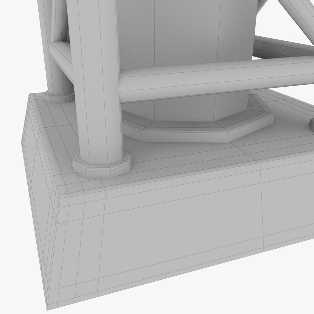 3D Truss Column Model - TurboSquid 1242136