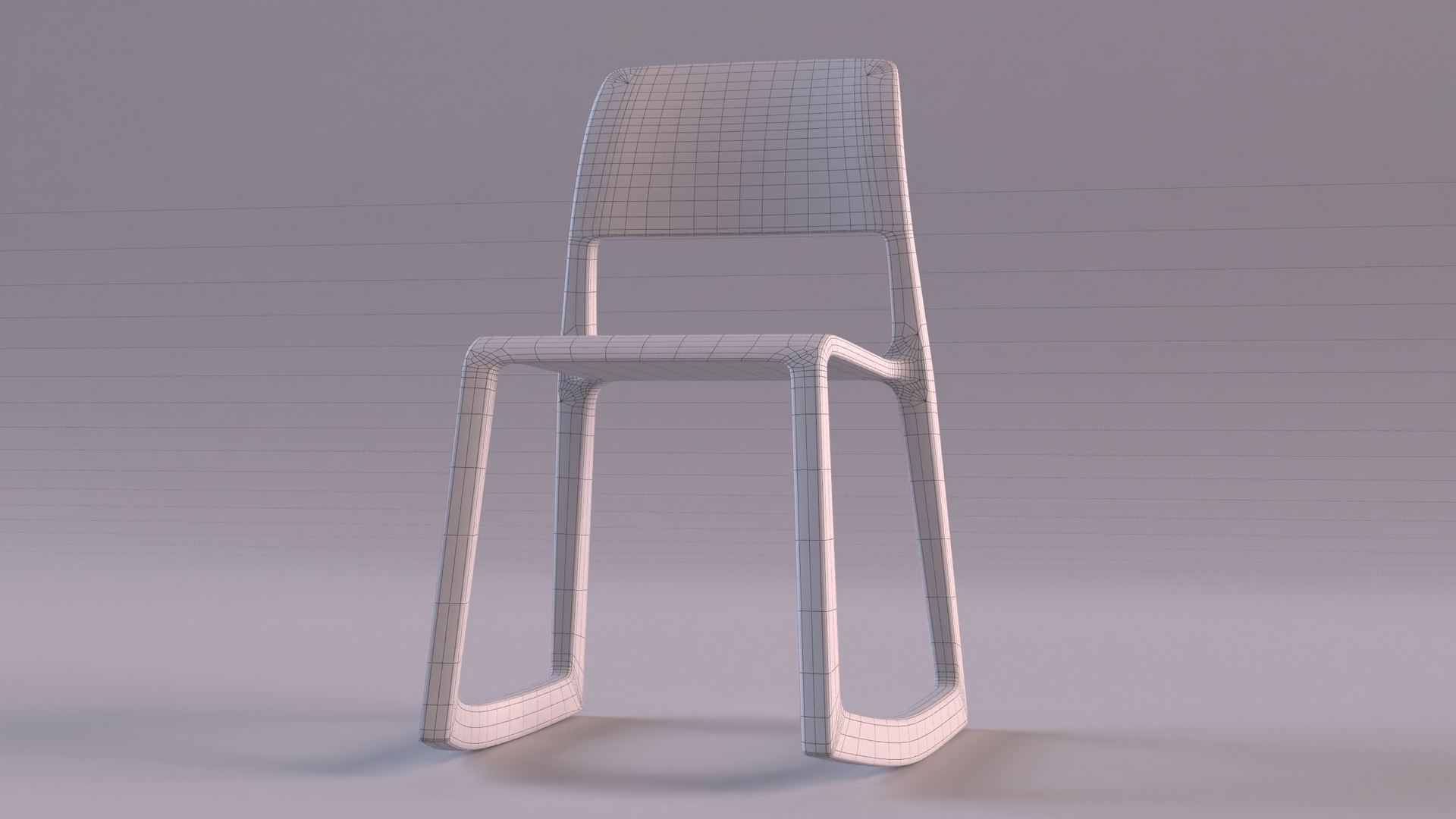 Modern Cafeteria Chair 3D Model - TurboSquid 2238374