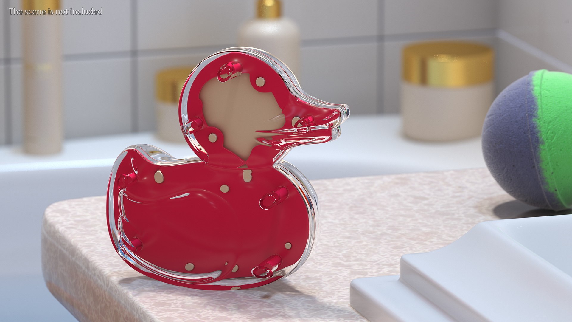 Bath Duck Anatomy Transparent Shell 3D - TurboSquid 1839939