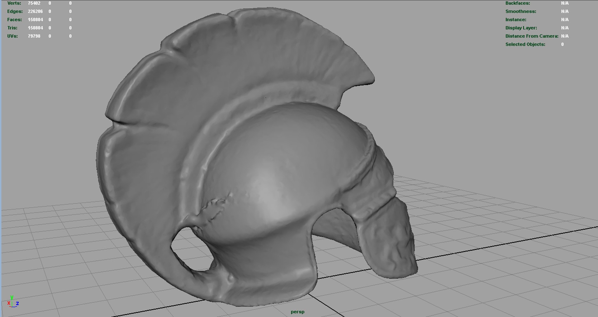 Hd Greek Helmet 3d Model