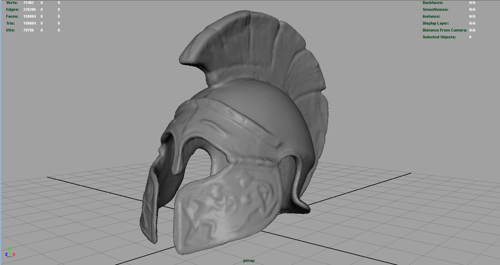 Hd Greek Helmet 3d Model