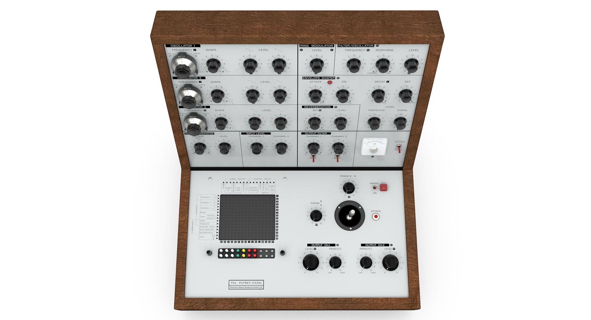 Ems Vcs3 Putney Music Studio 3D - TurboSquid 1592044