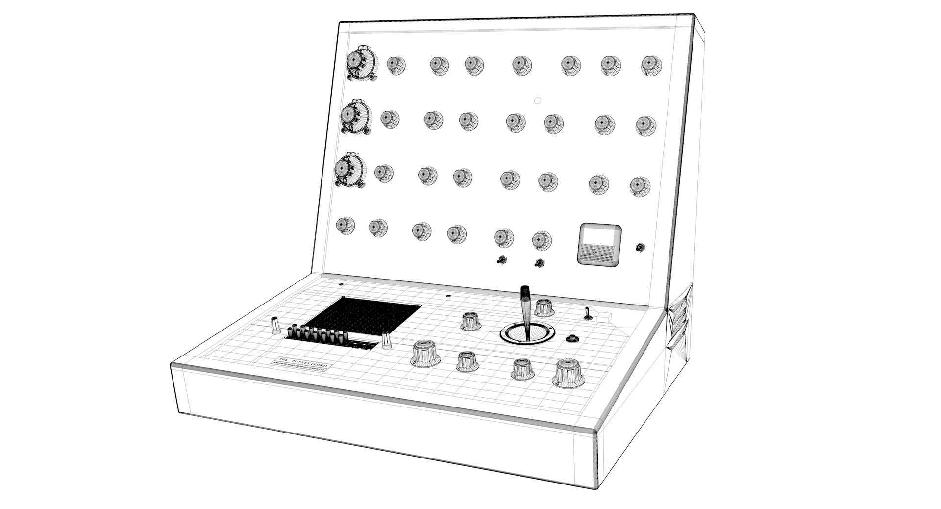 Ems Vcs3 Putney Music Studio 3D - TurboSquid 1592044