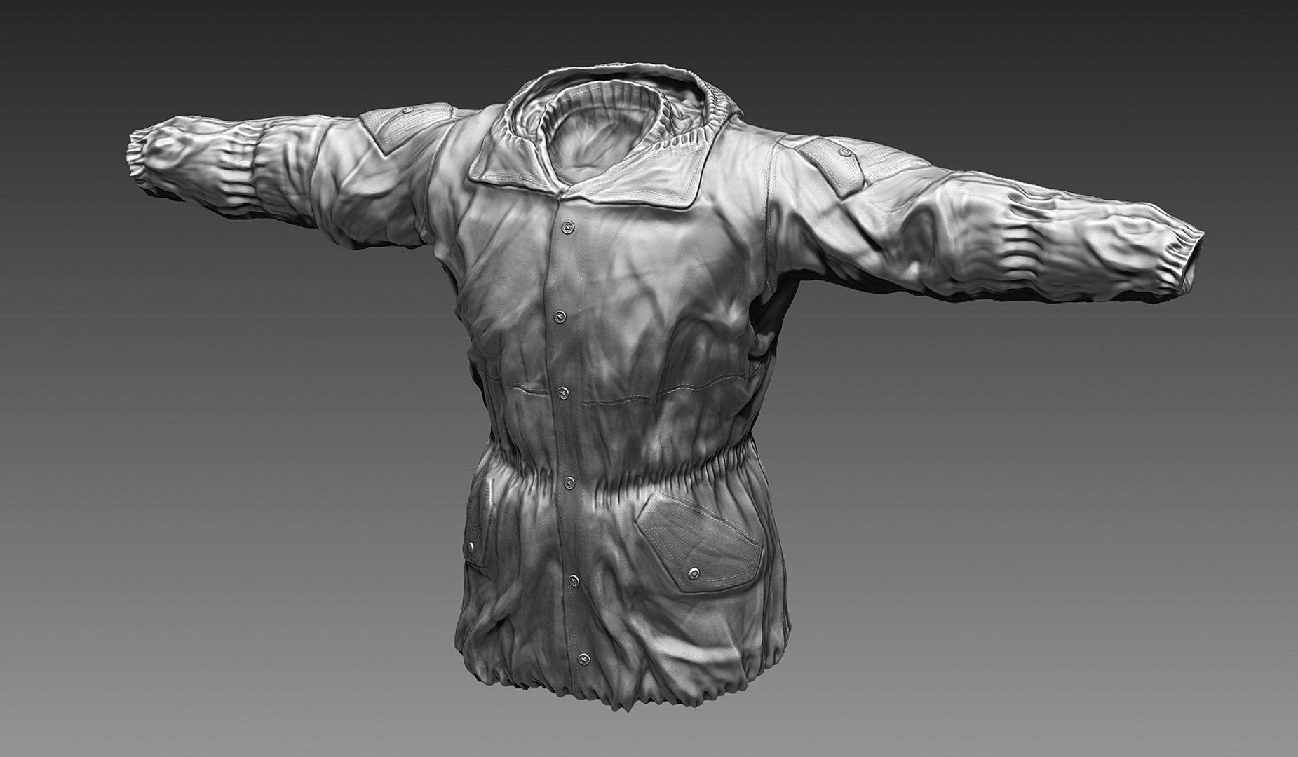 Jacket Zbrush Obj