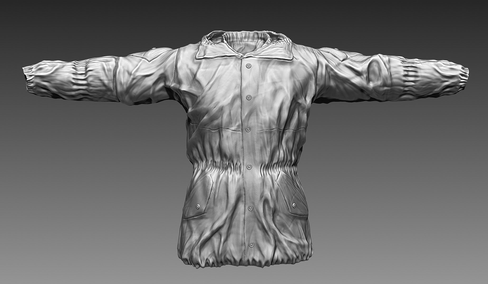 Jacket Zbrush Obj