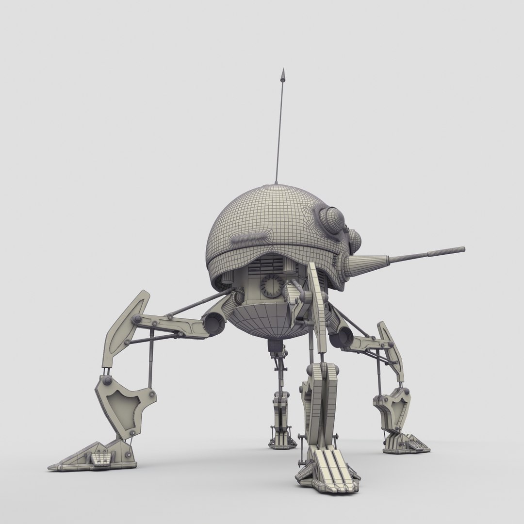 Dsd1 Dwarf Spider Droid 3d Model