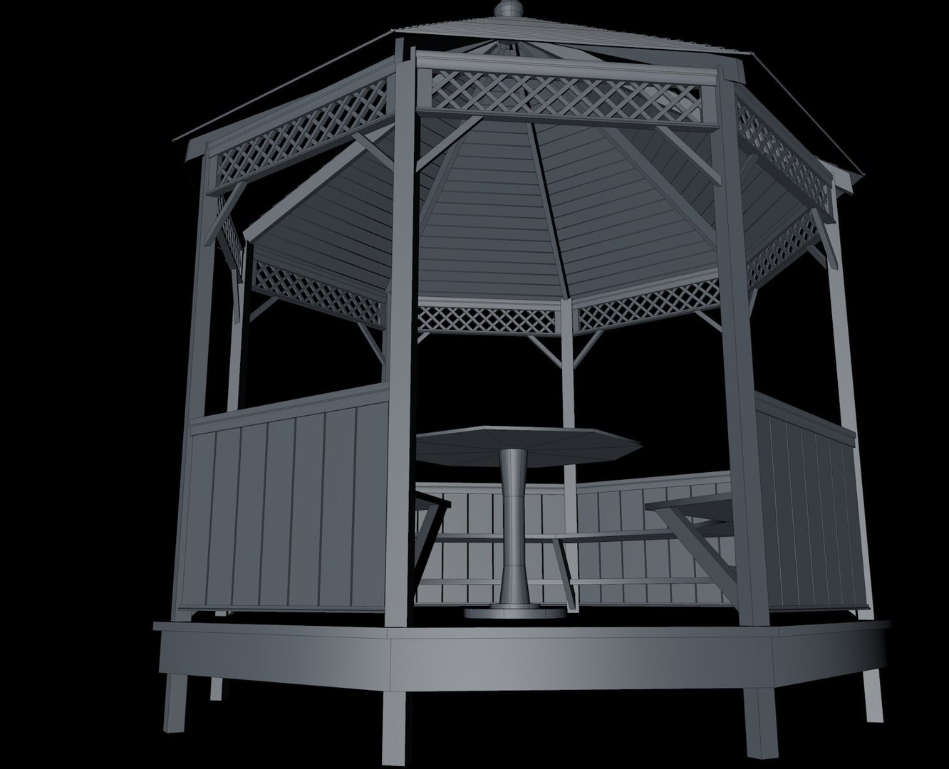 Gazebo 3d Model