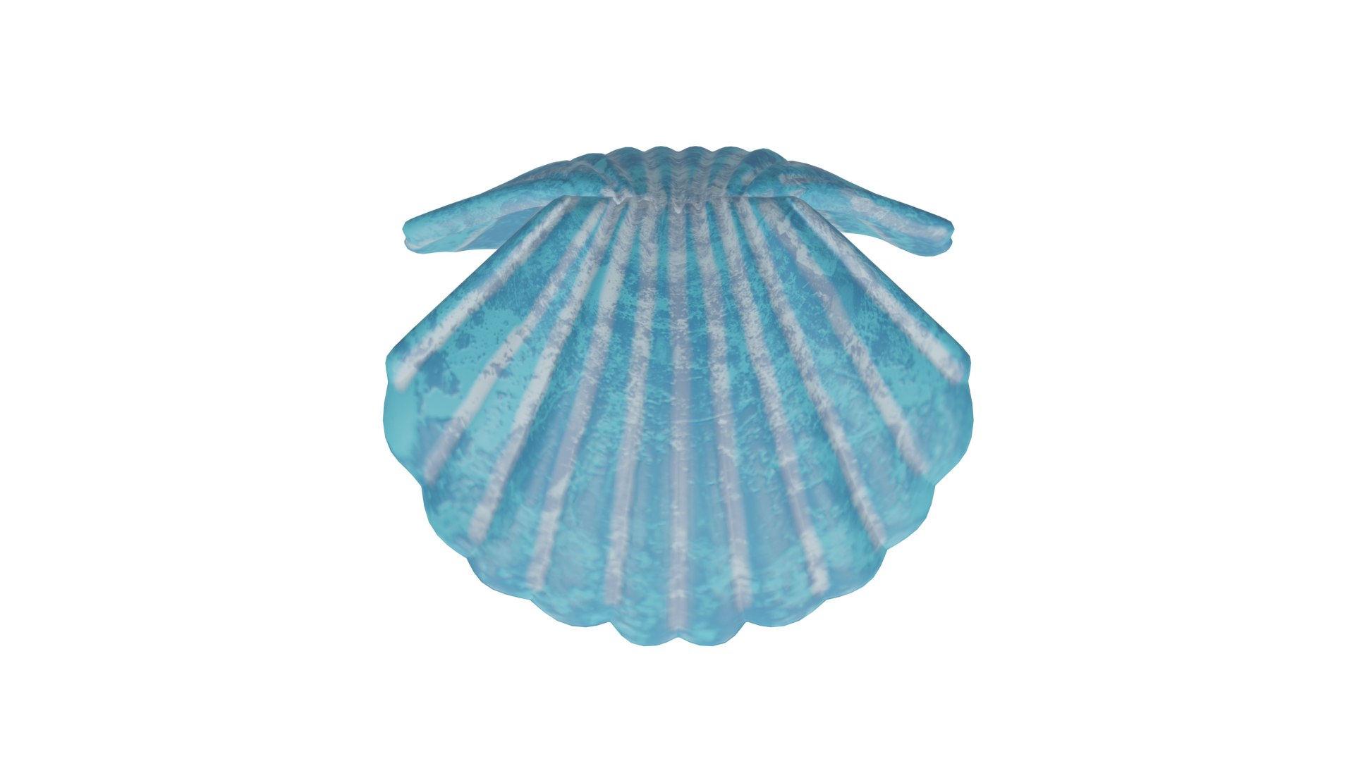 Blue Sea Shell Model - TurboSquid 2074024