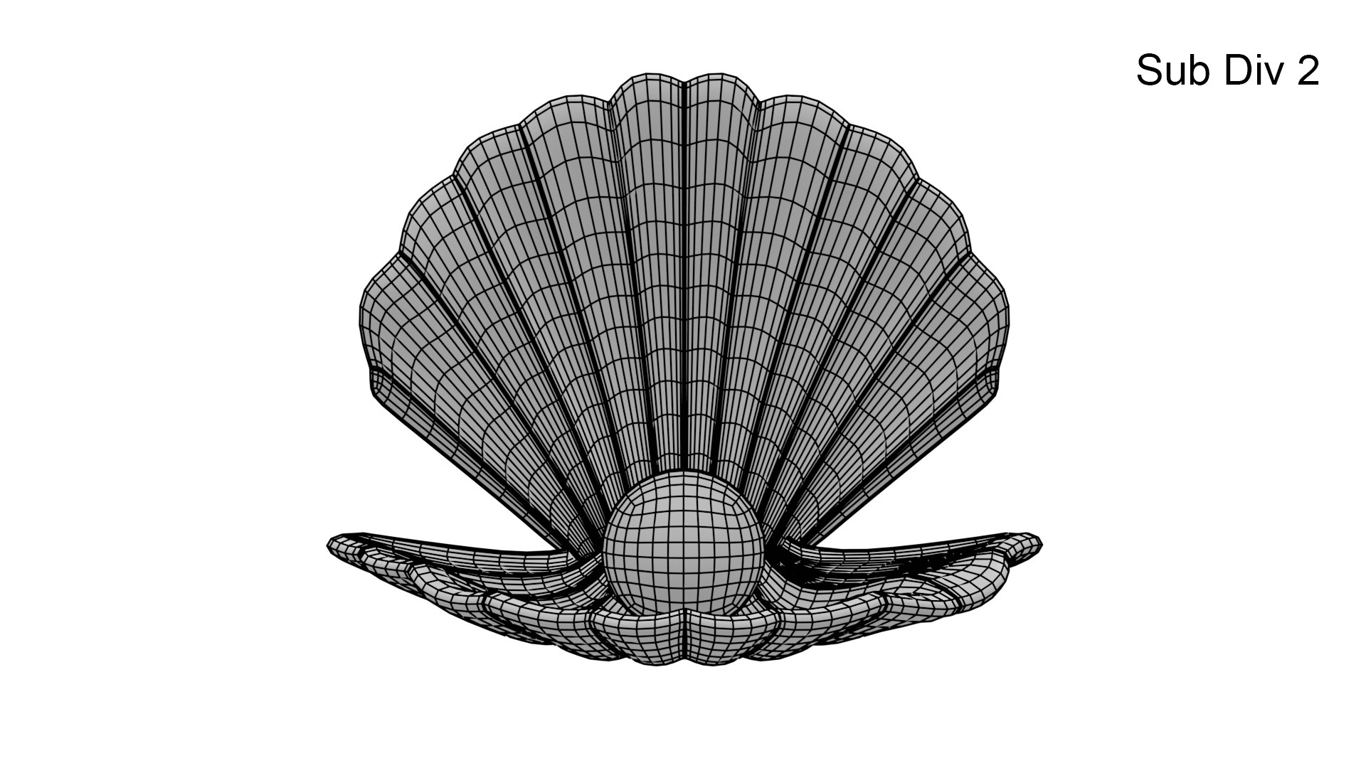 Blue sea shell model - TurboSquid 2074024