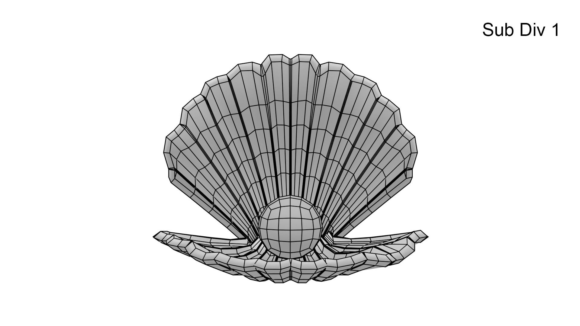 Blue sea shell model - TurboSquid 2074024