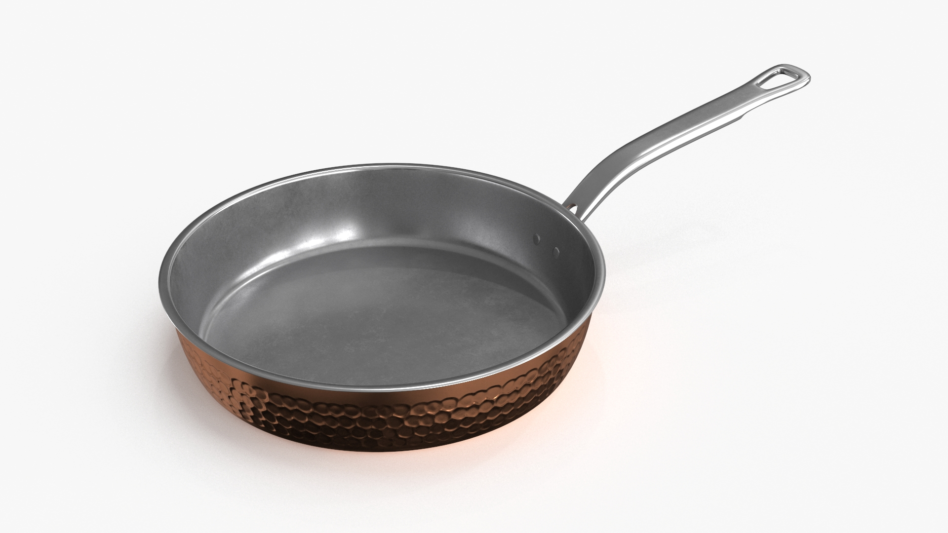 Stainless Steel Cookware Skillet 3D Model - TurboSquid 2003106