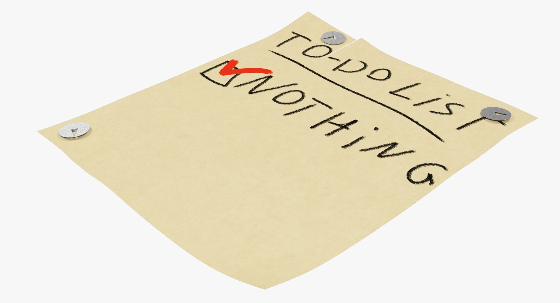 3D Pinned List - TurboSquid 1391535