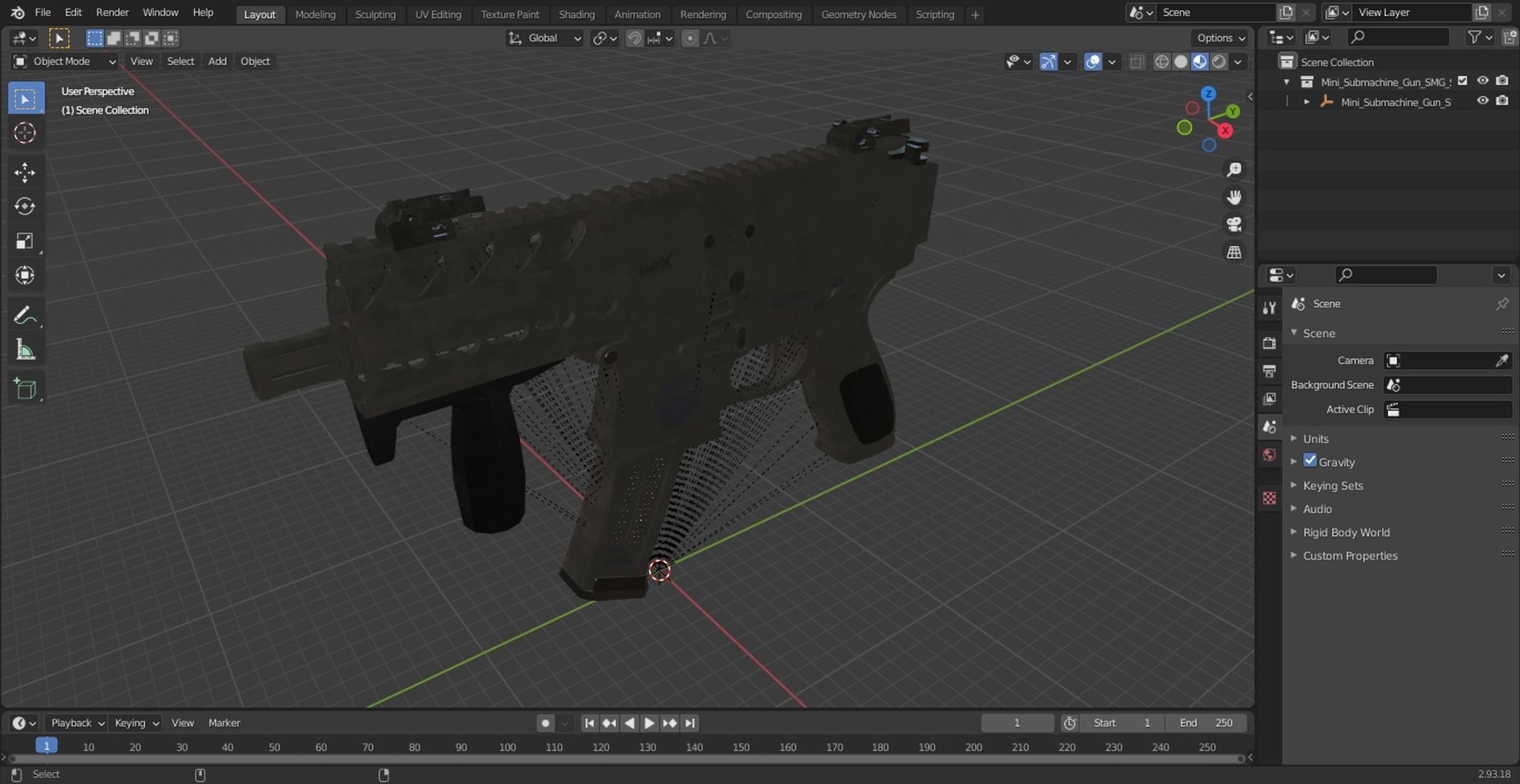 Mini Submachine Gun SMG SIG SAUER MPX 3D Model - TurboSquid 2148554