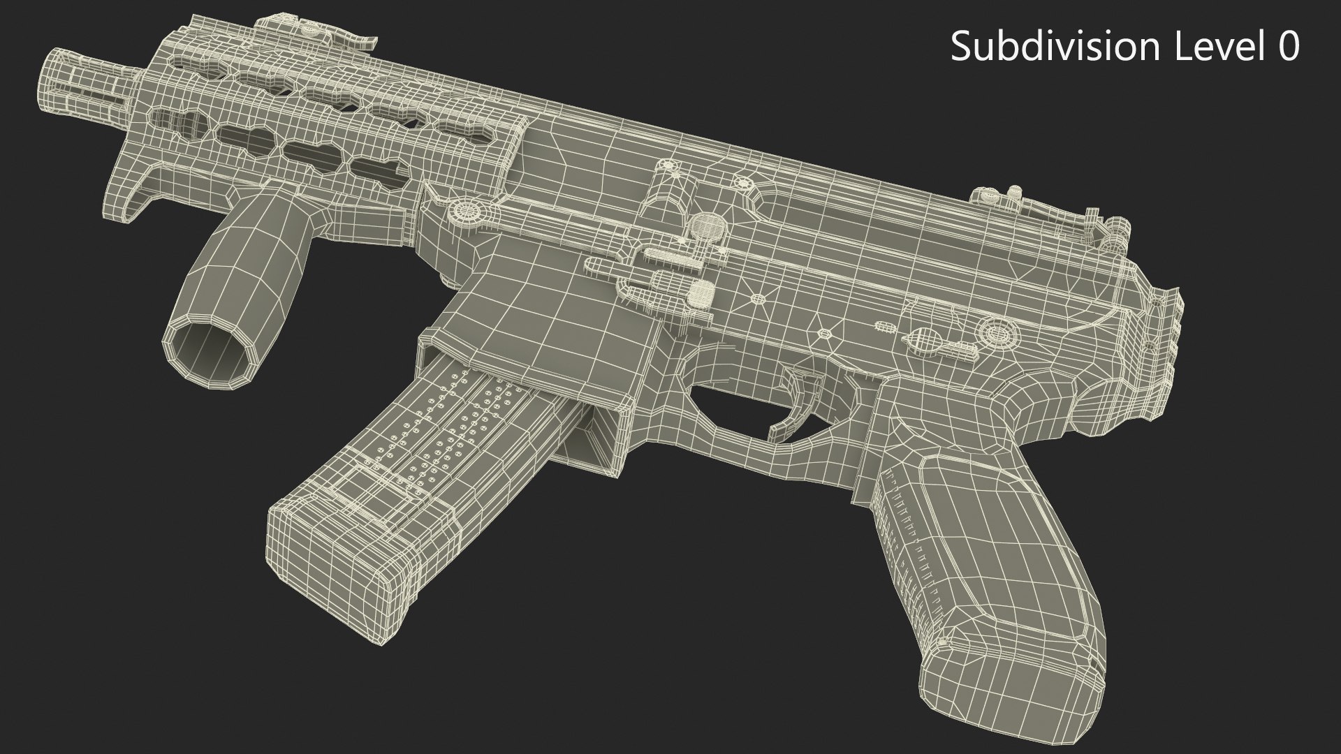Mini Submachine Gun SMG SIG SAUER MPX 3D Model - TurboSquid 2148554