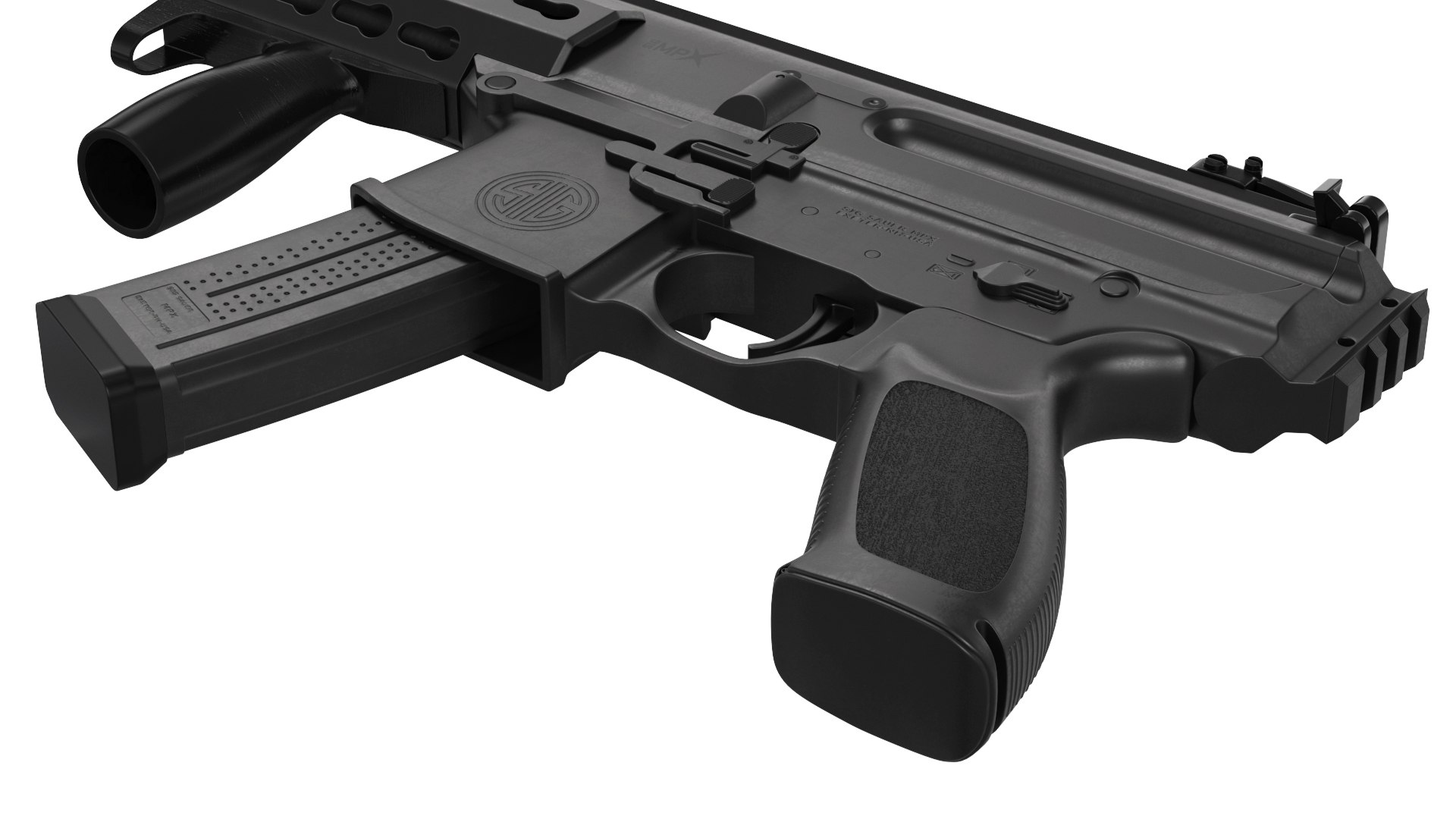 Mini Submachine Gun SMG SIG SAUER MPX 3D Model - TurboSquid 2148554