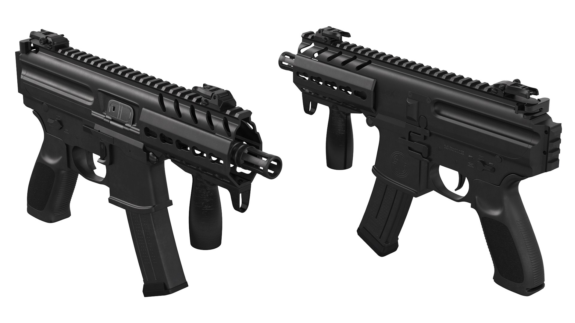 Mini Submachine Gun SMG SIG SAUER MPX 3D Model - TurboSquid 2148554