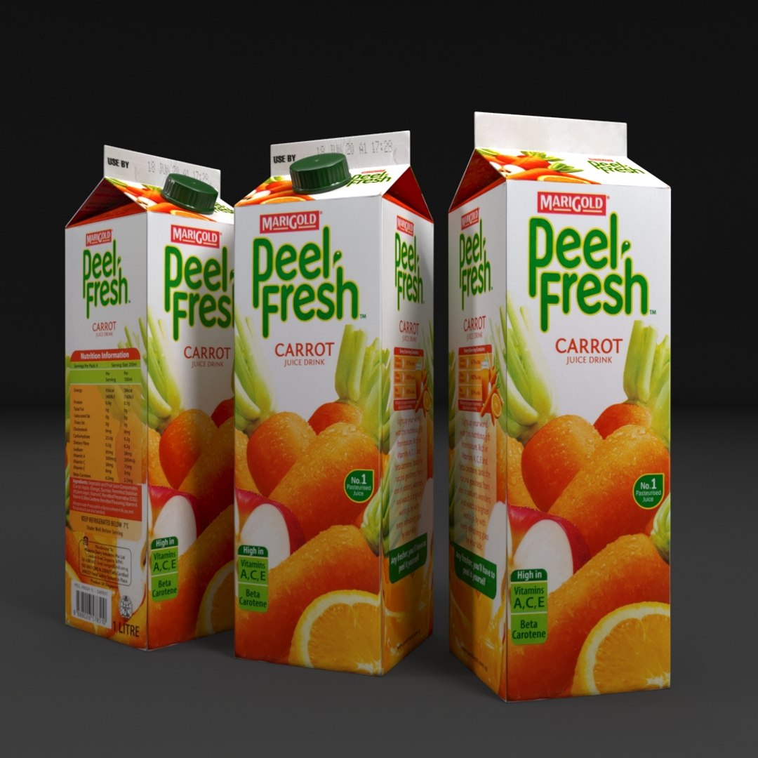 3D Juice Box Model - TurboSquid 1572958