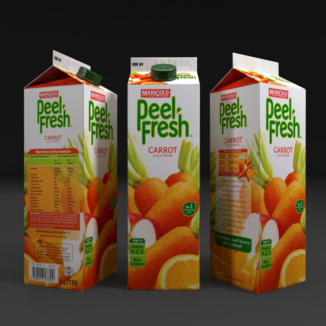 3D Juice Box Model - TurboSquid 1572958