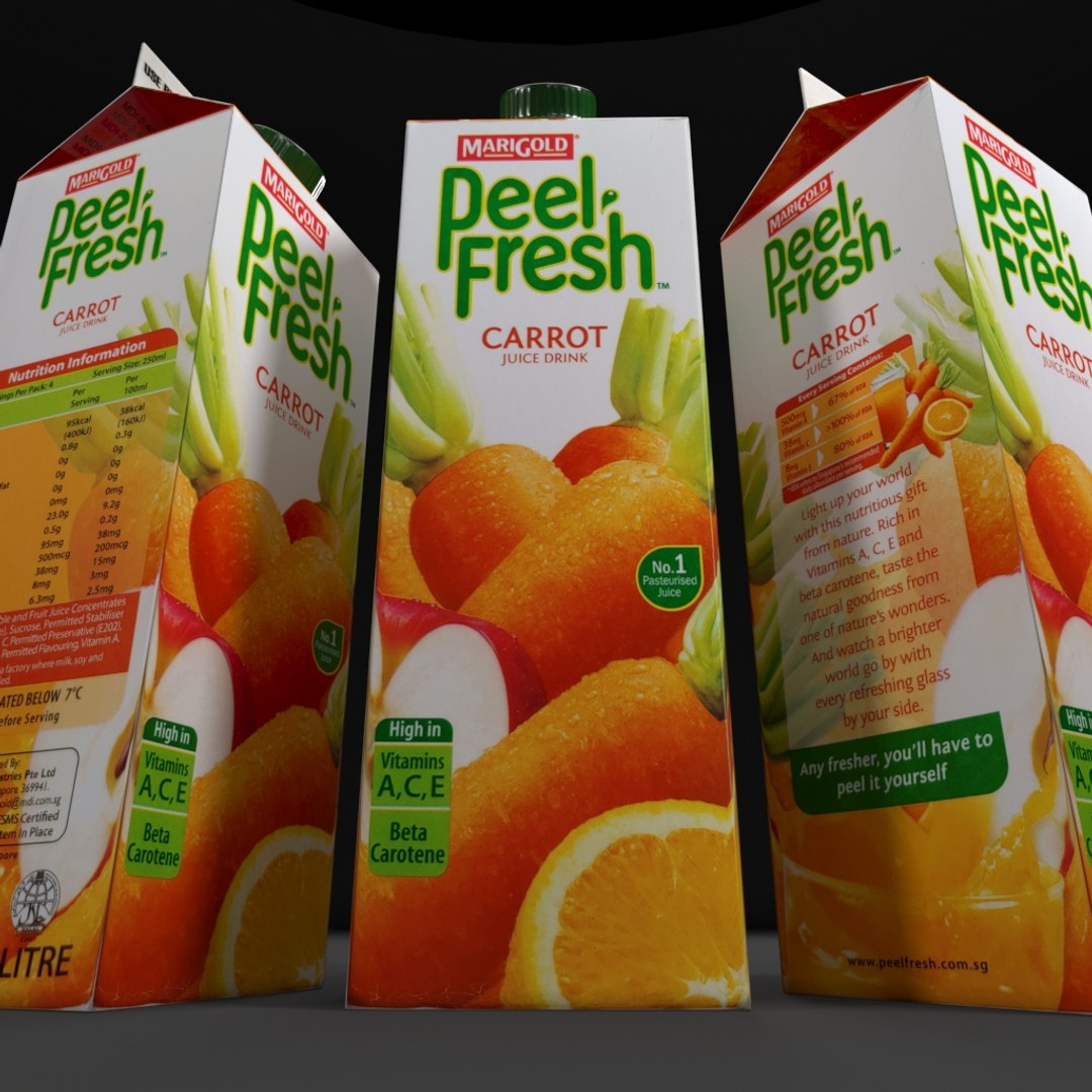 3D Juice Box Model - TurboSquid 1572958