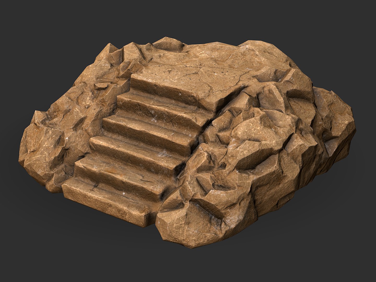 3D Stairs Stone 05 - TurboSquid 2144731