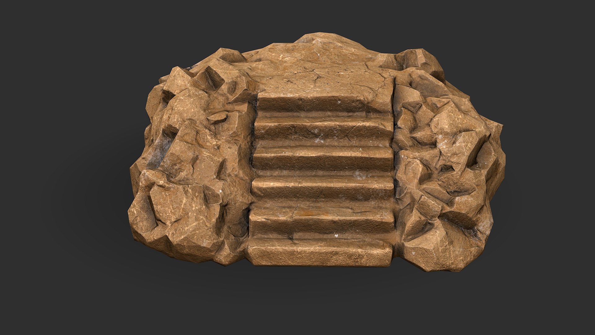 3D Stairs Stone 05 - TurboSquid 2144731