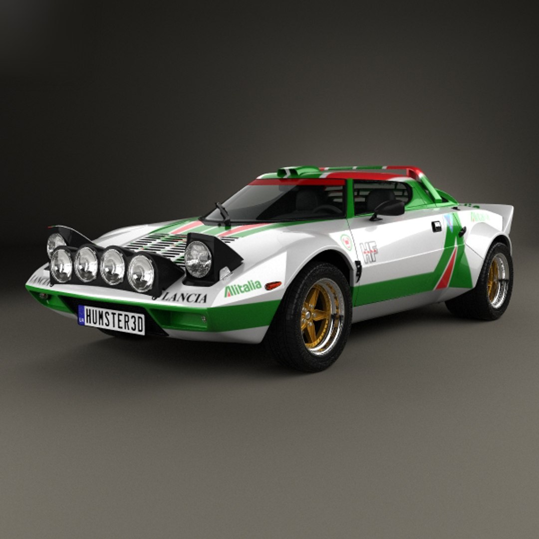 modelo 3d Rally Lancia Stratos 1972 - TurboSquid 1305423