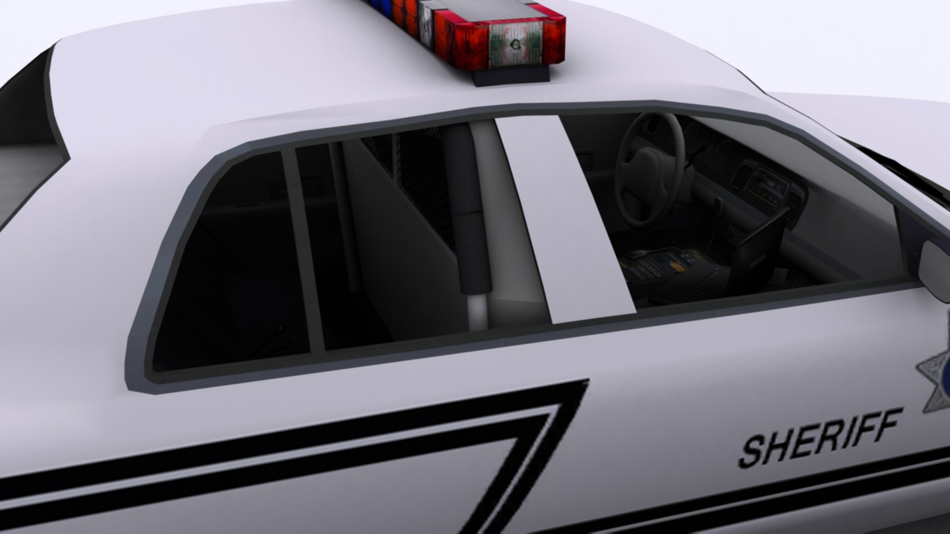 Police Car 3d 3ds