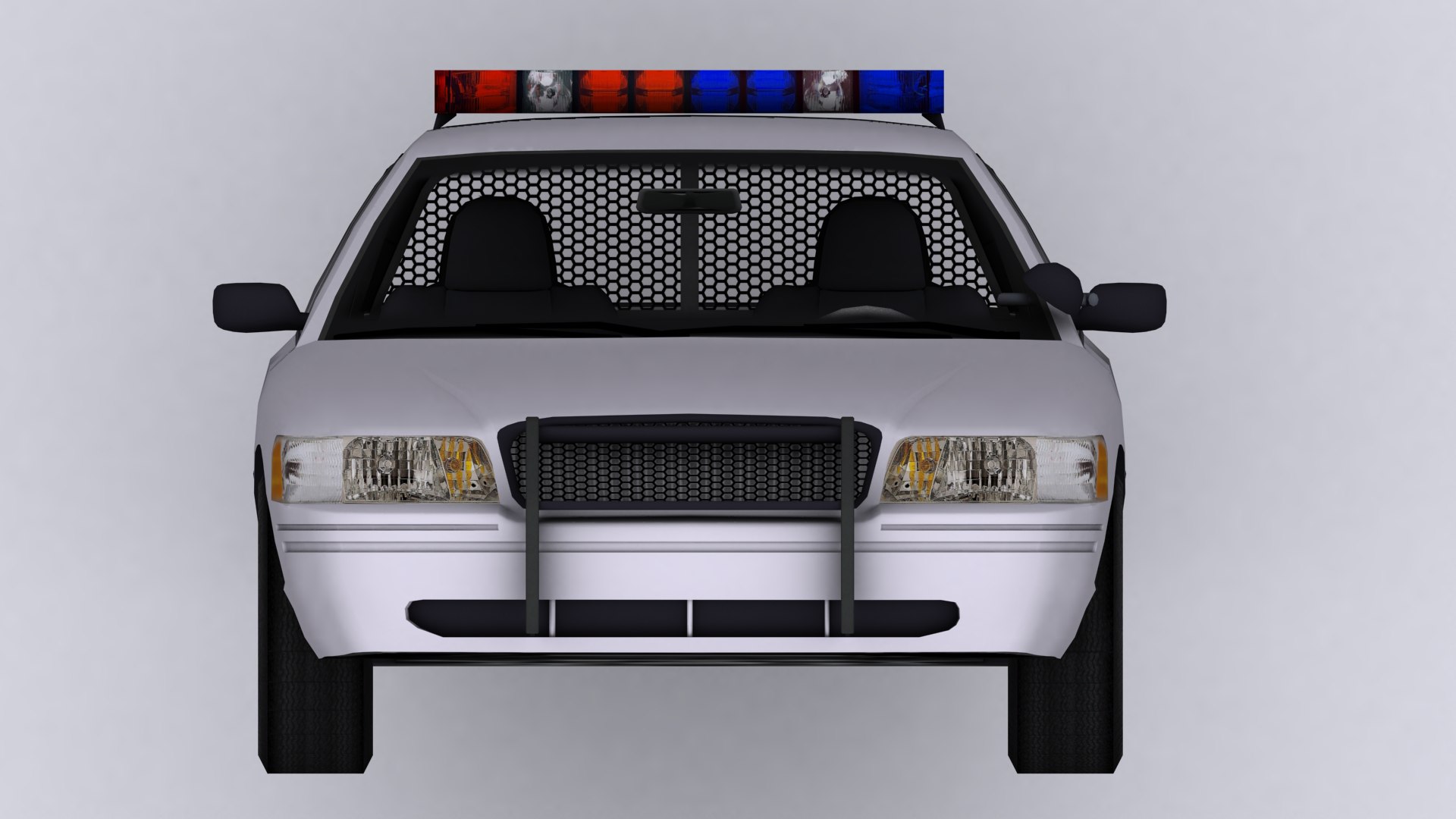 Police Car 3d 3ds