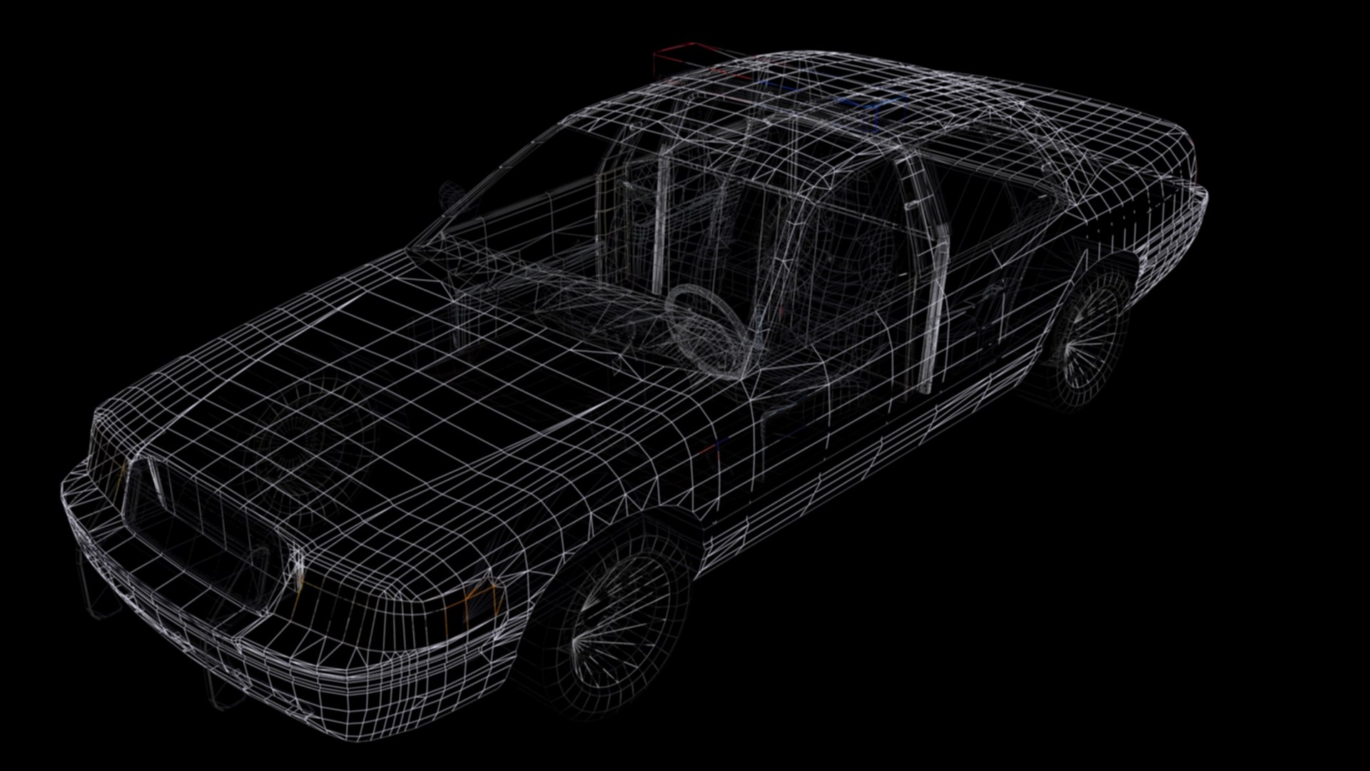 Police Car 3d 3ds