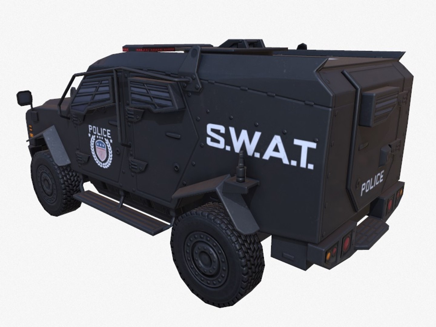Car Armored Swat Pack 3D Model - TurboSquid 1421516