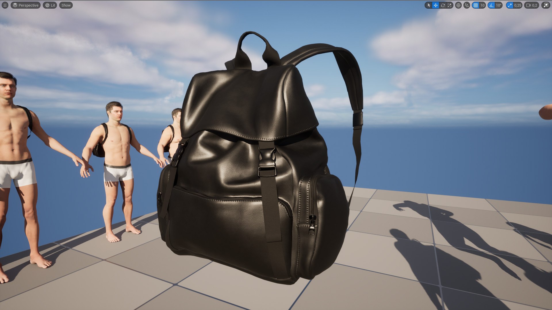 Backpack 129 - All MH Bodies UE5 Skeletons - Rigged 3D - TurboSquid 2266592