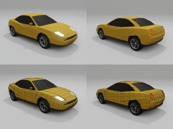 Modelo 3d Colección De 50 Coches Low Poly Turbosquid 1751651