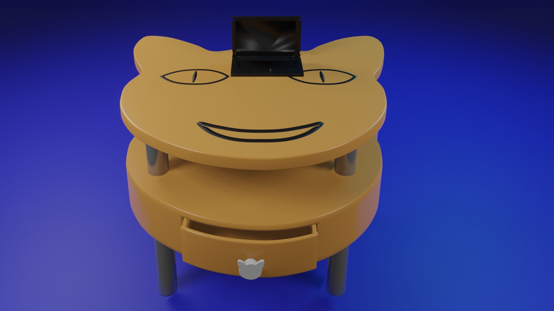 The Kitty Table 04 3D Model - TurboSquid 2033769