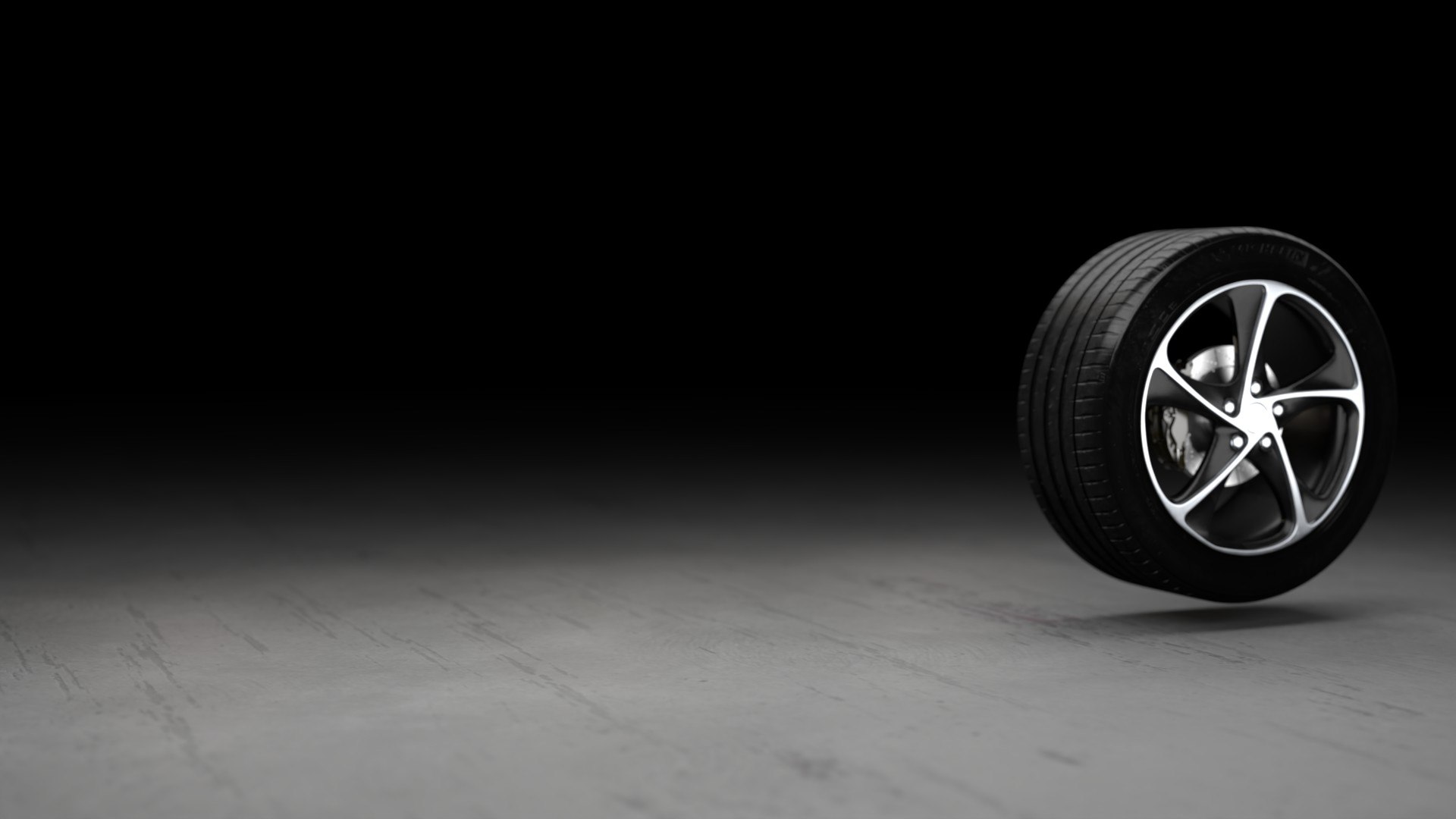 Realistic RIM And Tire 01 Subdivision Ready 1K 2K 4K Low-poly 3D Model ...