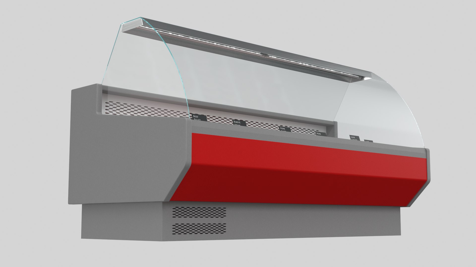Supermarket Meat Counter 3D Model - TurboSquid 2027130