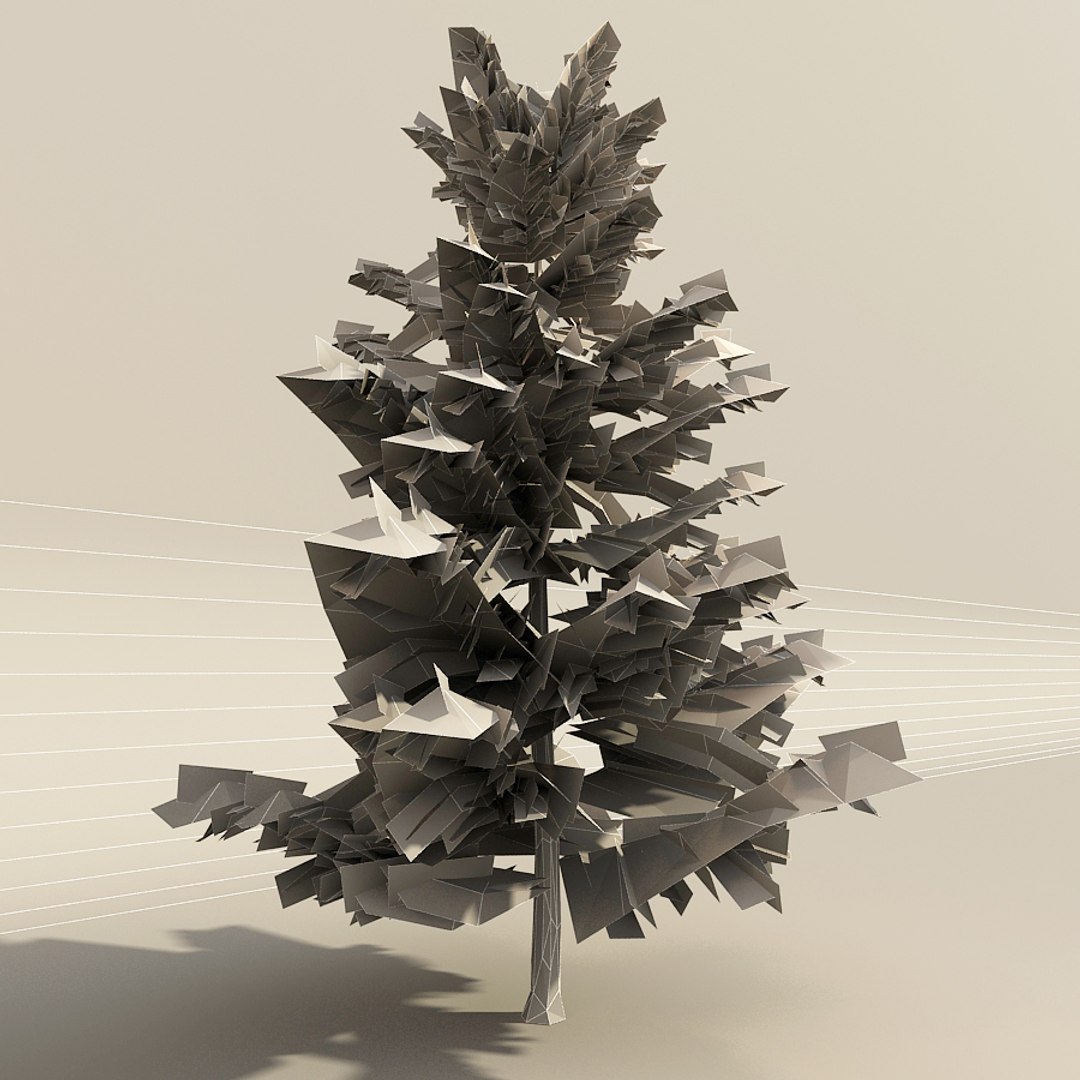 Max Set Pine Trees Polygonal