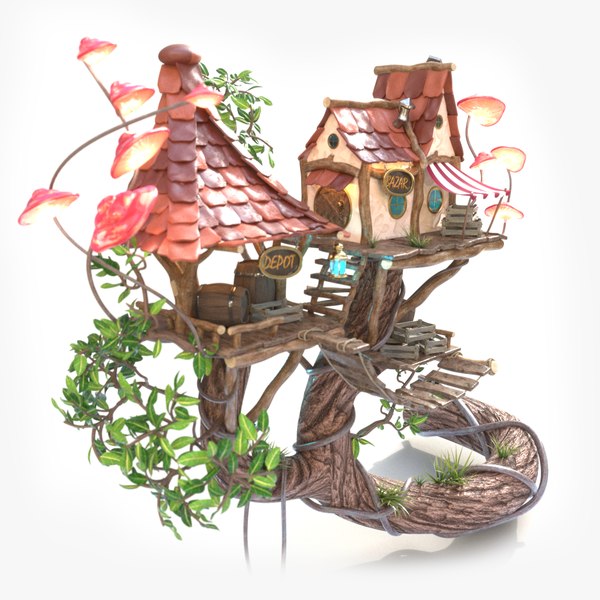 Tree House 3D Models for Download | TurboSquid
