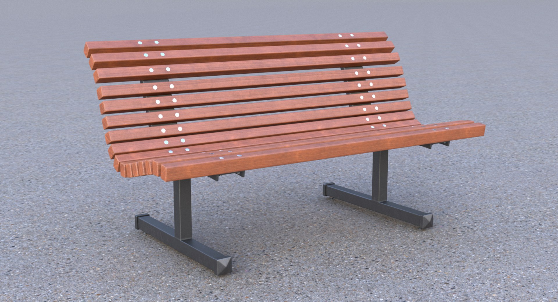 3D Park Bench - TurboSquid 1424711